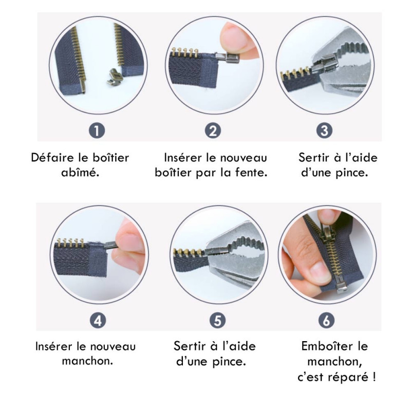 Boîtier et manchon universel pour fermeture éclair - Zlideon Medium