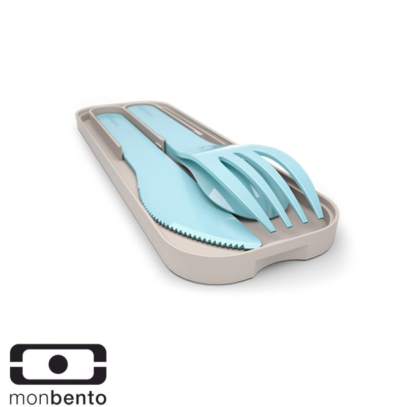 3 couverts pour boîte repas Bento - Lunch box plastique biodégradable