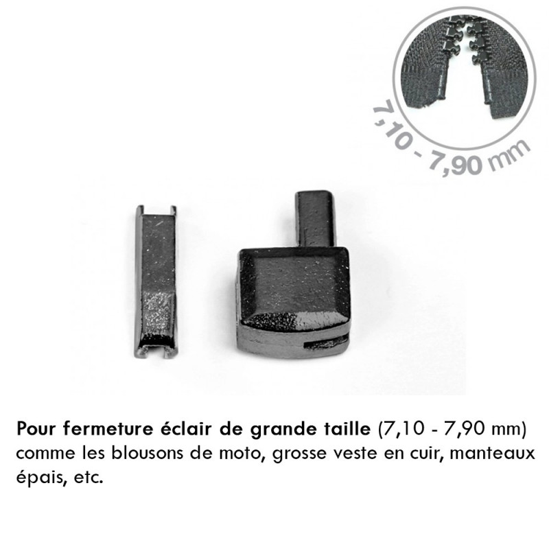 Boîtier & manchon universel pour fermeture éclair grand modèle Zlideon